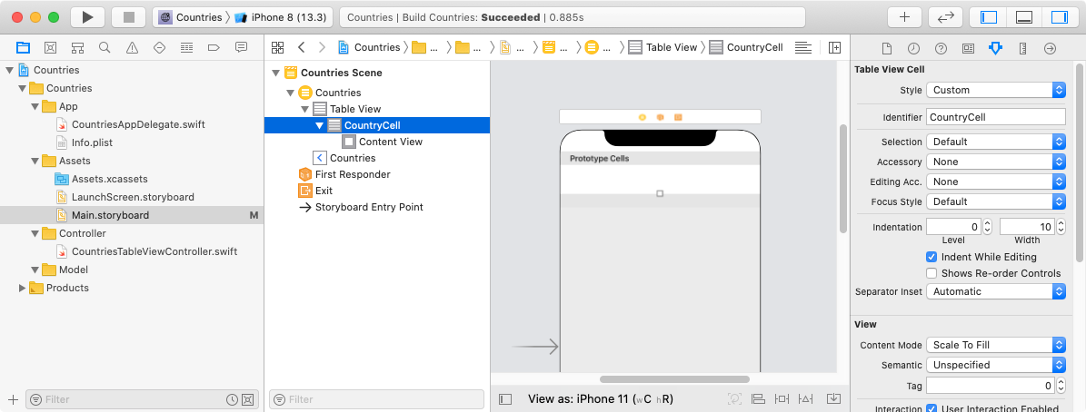 Using Custom Cells To Customize Uitableviewcells Ios